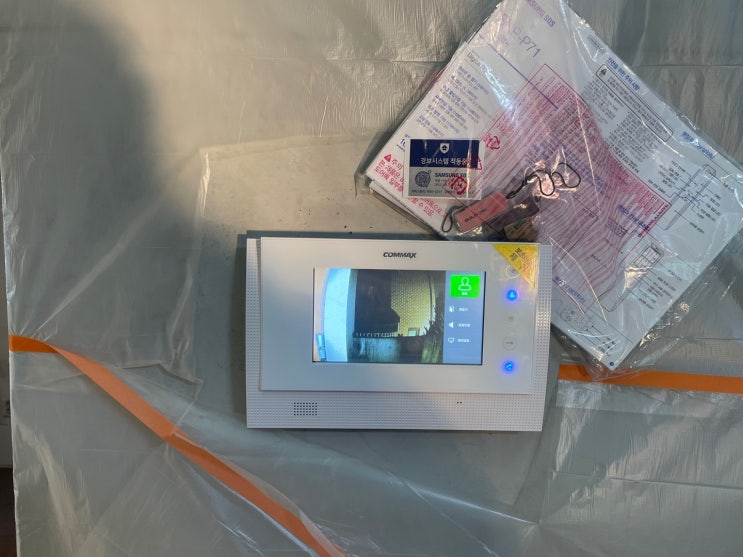 용인시 기흥구 하갈동 단독주택 코맥스 CAV-705UW, 서브 비디오폰 CAV-70HS, 삼성 도어락 P71, 빌드원 BO-DM500S 설치 후기 : 네이버 블로그
