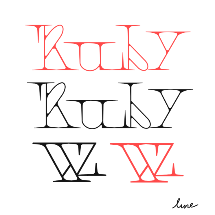 [굿노트, 삼성노트 스티커 PNG] 세븐틴 로고 우지 'RUBY' : 네이버 블로그