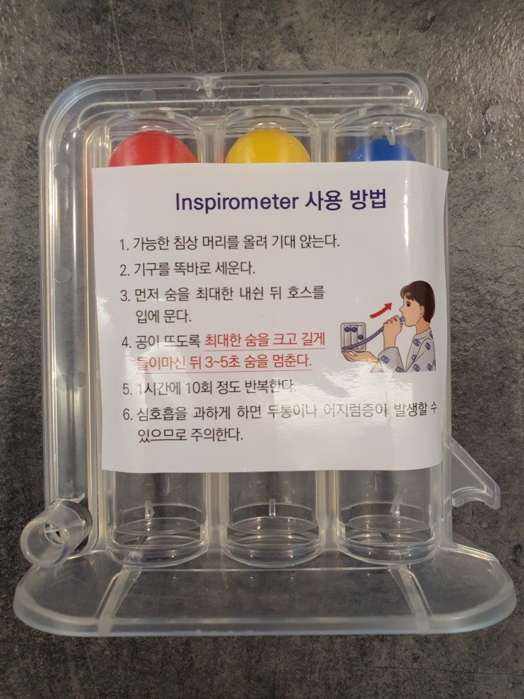 인스피로메터 Inspirometer 사용 방법 : 네이버 블로그