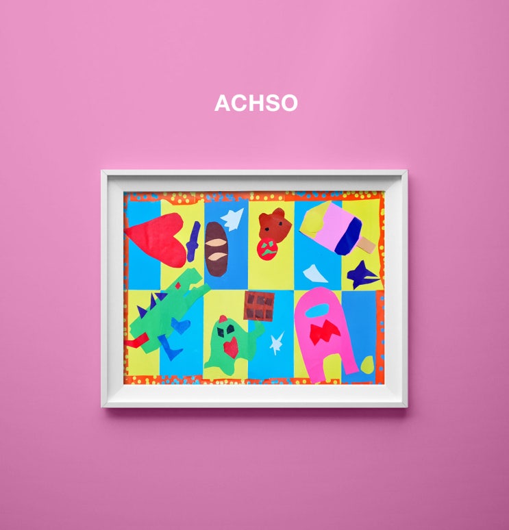 [문정동 방문미술 아크소(ACHSO)] 마티스의 컷아웃 기법으로 완성한 캐릭터 작품 : 네이버 블로그