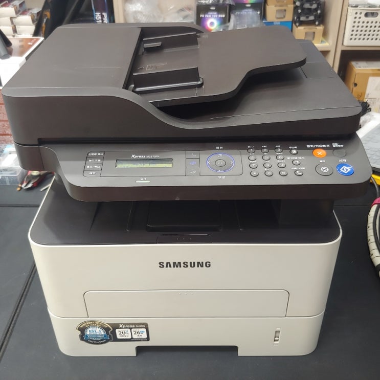 삼성 흑백 레이저 복합기 팩스 SL-M2670FN 중고 복합기 | 복사 + 프린트 + 스캔 + 팩스 : 네이버 블로그