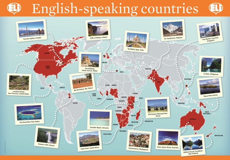 [ELI English] Map - English Speaking Countries : 네이버 블로그