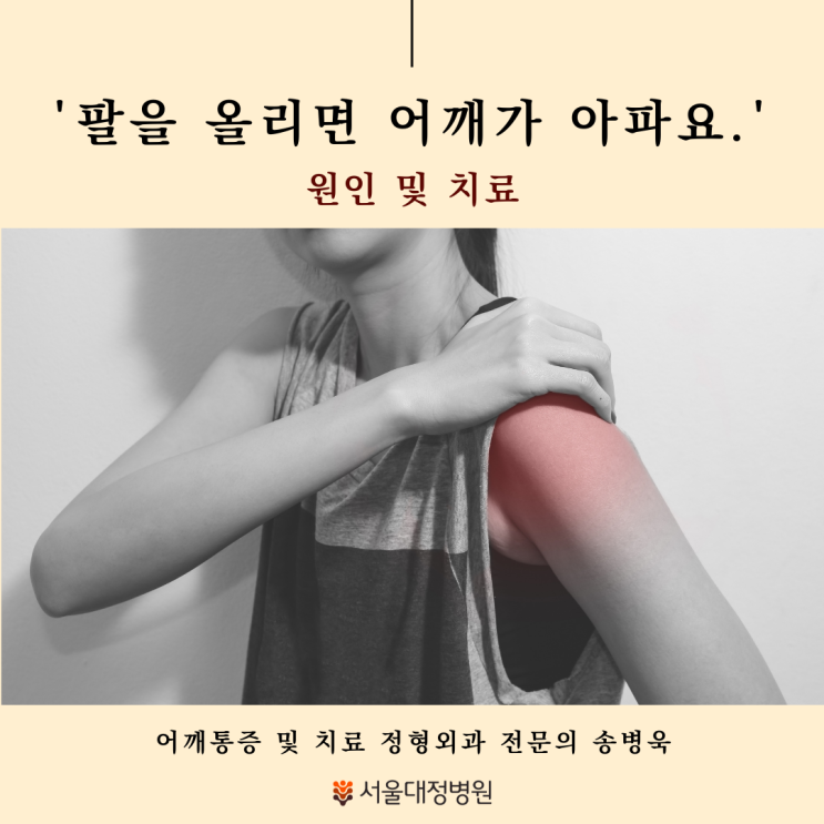 팔을 올리면 어깨가 아파요 원인은 오십견 또는 회전근개질환 네이버 블로그