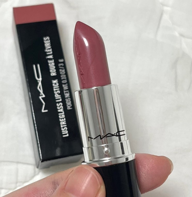 여름 쿨톤 립 추천 맥(MAC) 러스터글라스 립스틱 524 시럽(SYRUP) 리뷰 : 네이버 블로그