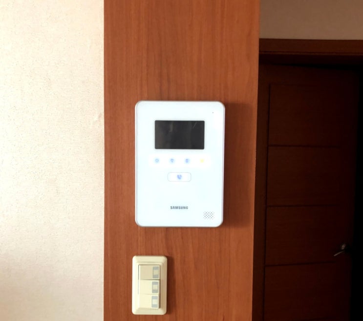 중구 신당동 동아약수하이츠아파트 삼성 비디오폰 SHT-3625AMW 설치 후기 : 네이버 블로그