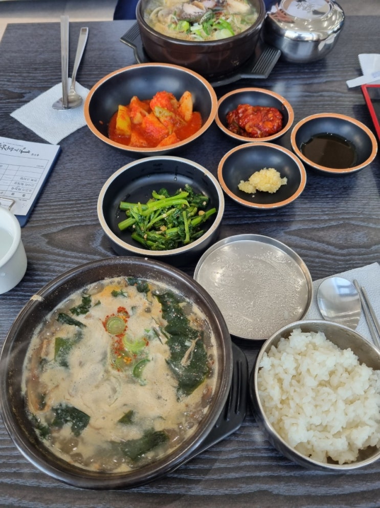 제주 공항 근처 맛집 용두암 엄마해장국 아침으로딱인 고사리 육개장과 전복스지탕🥘 네이버 블로그