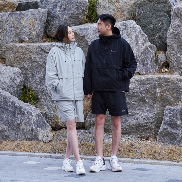 커플 바람막이 추천 커버낫 패커블 윈드브레이커 셋업 네이버 블로그