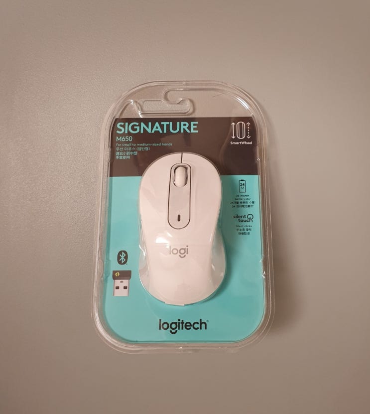 그립감이 좋은 로지텍 마우스 M650 SIGNATURE 알아보기 : 네이버 블로그