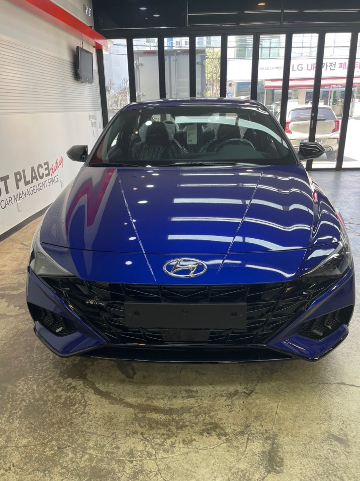 파주 문산 퍼스트플레이스 아반떼 CN7 버텍스 썬팅 아이나비 QXD7000 PPF 필름 시공 : 네이버 블로그