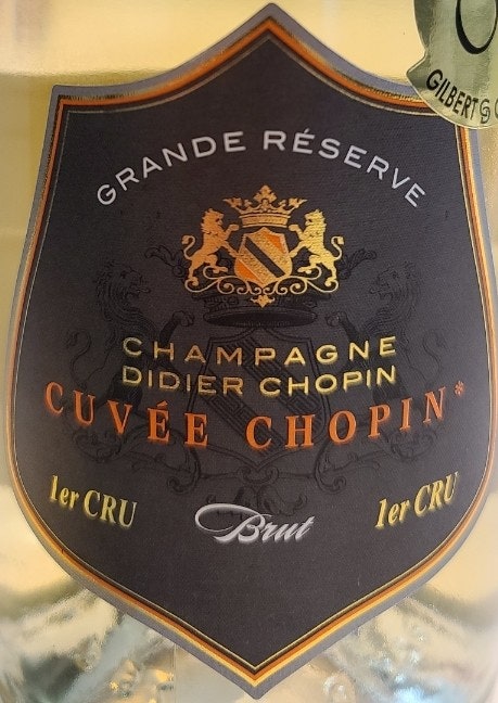 디디에 쇼팽 그랑 리저브 프리미어 크뤼 블랑 드 블랑 브뤼 (Champagne Didier Chopin Grand Reserve ...