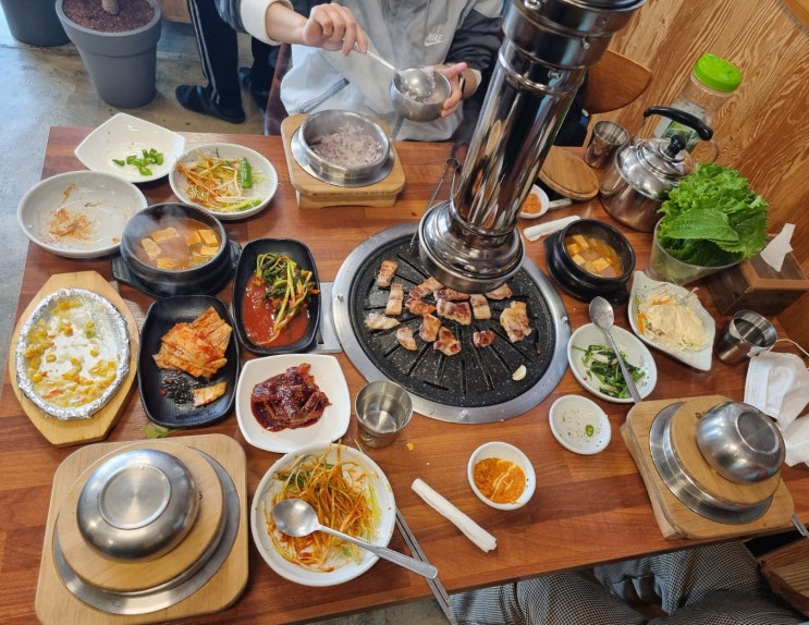 대전 정림동 삼겹살 맛집 갈비가 갈비정식 8000원 삼겹살정식 9000원 착한 가격의 점심특선 네이버 블로그