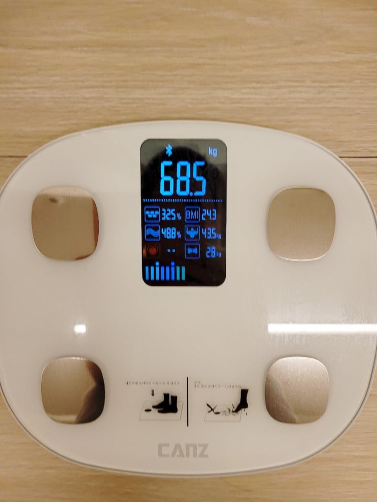 석촌점 CANZ 체중계 블루투스 연결하세요 : 네이버 블로그