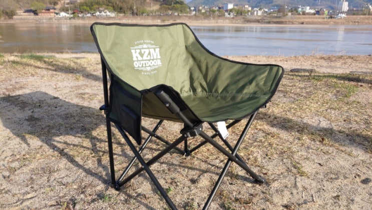 카즈미 시그니처 쿠잉체어 리뷰 - 휴대하기 편한 KZM Egg Chair Khaki : 네이버 블로그