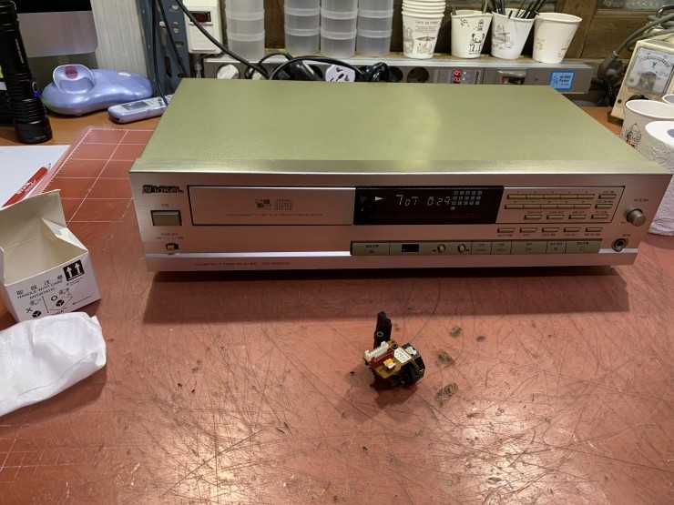 인켈 CD-8500G 픽업교체 : 네이버 블로그