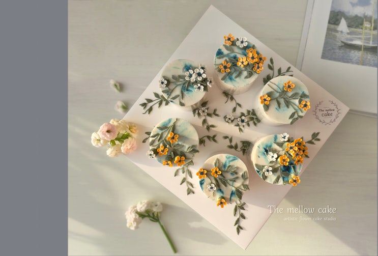 나주 떡케이크 / 빛가람동 떡케이크 / 더 멜로우 케이크 / The mellow cake / 왁스플라워 퍼즐리스 : 네이버 블로그