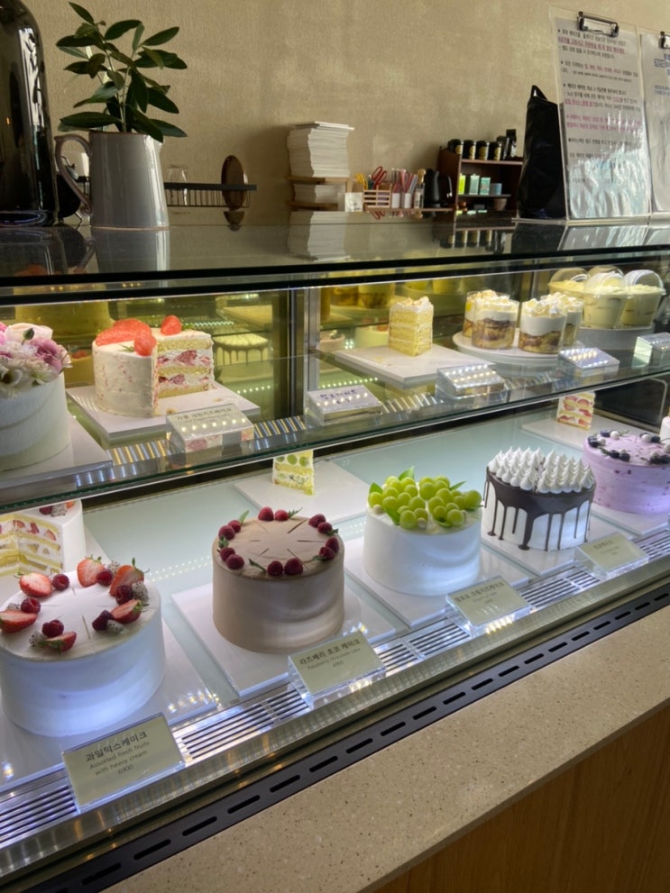 송도 / 디저트 카페, 기념일 케이크 예약 : 네이버 블로그