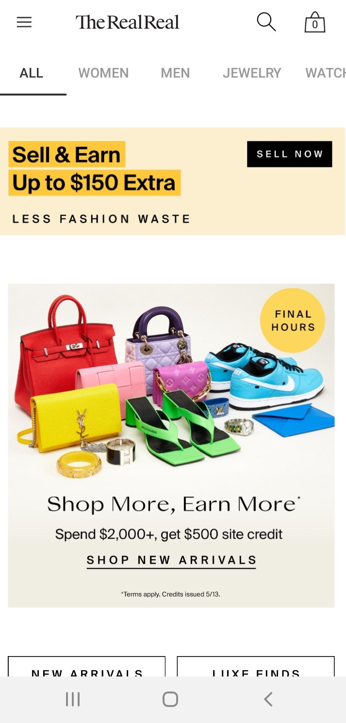 therealreal /더 리얼리얼 / trr/ 미국 패션 브랜드 중고 쇼핑몰 소개&후기 : 네이버 블로그