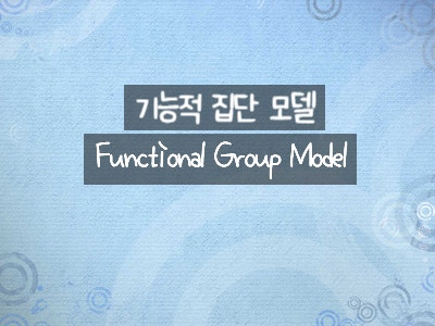 기능적 집단 모델 (Functional Group Model) : 네이버 블로그