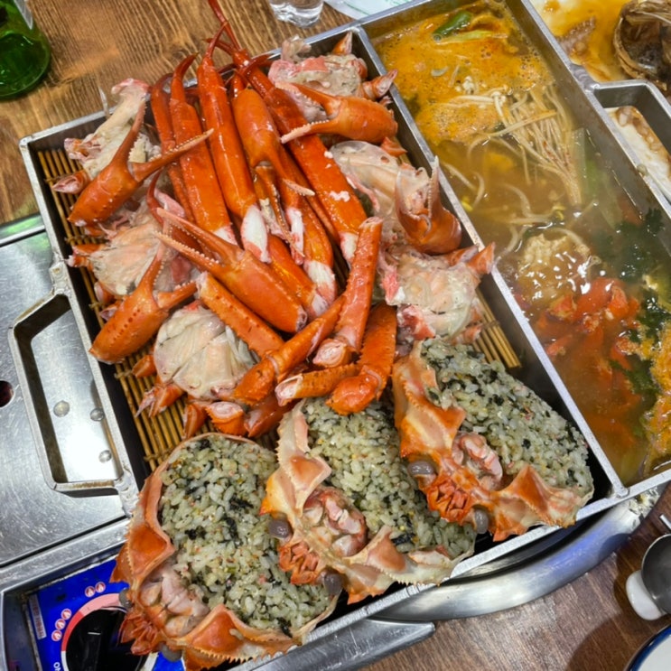 인덕원 속초게찜7942 붉은대게코스 뿌시기 네이버 블로그