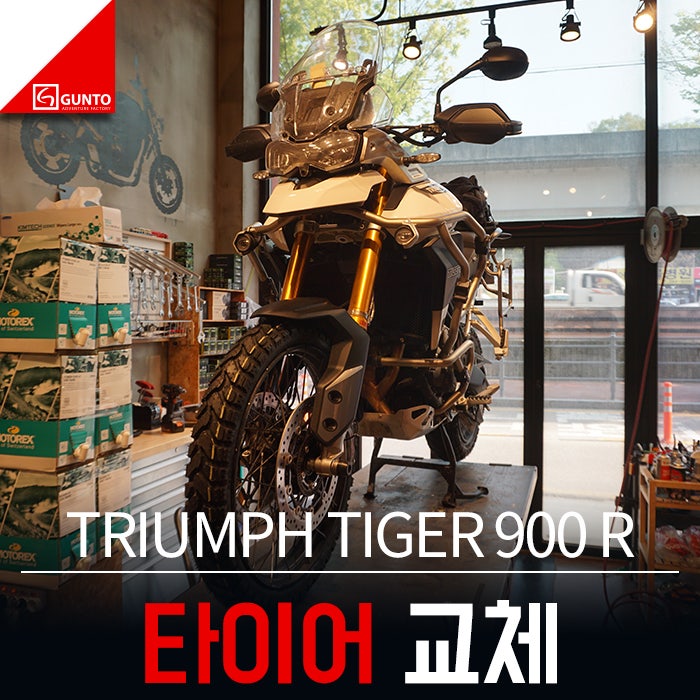 TRIUMPH TIGER 900 RALLY 미타스 E-07 PLUS DAKAR 타이어 교체 : 네이버 블로그