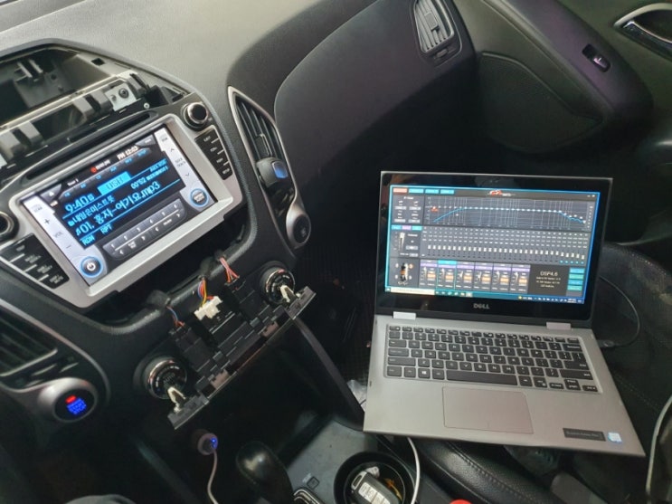 투싼ix오디오 업그레이드dsp앰프 스피커교체 : 네이버 블로그