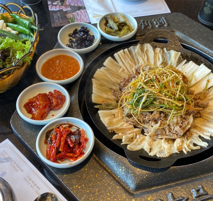 울산 옥동 가성비 맛집 프리미엄 제주 흑 돼지 맛집에서 점심 특선으로 담양식 양념 숯불고기를 먹고왔어요 금각도 옥동점