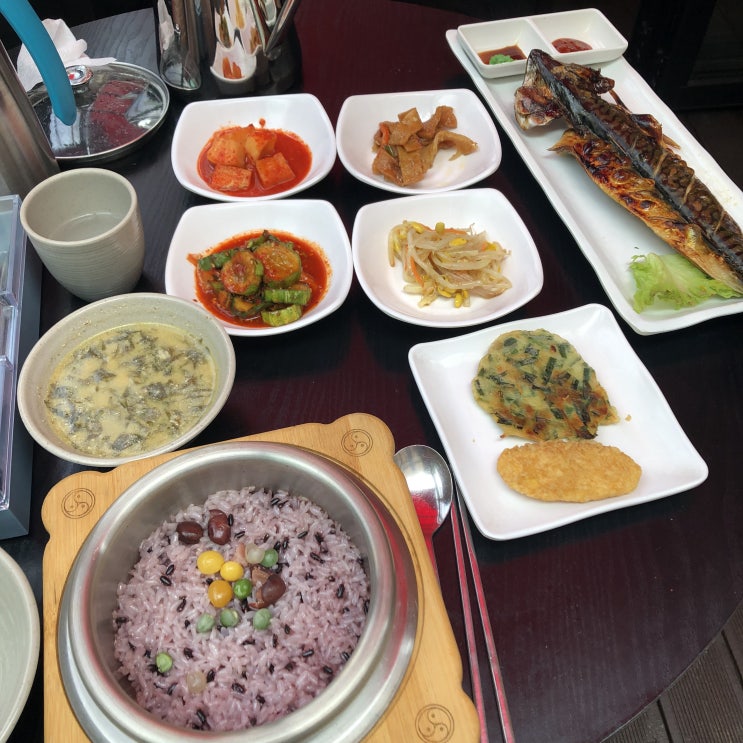광화문 다온 서울 시청 근처 점심 혼밥 가능한 돌솥밥 한식 맛집 고갈비구이 후기 네이버 블로그