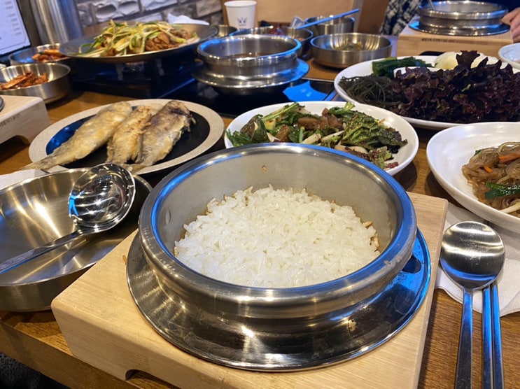 율동공원 한정식 맛집 산수애 음식이 정갈하게 잘 나오는 집 네이버 블로그