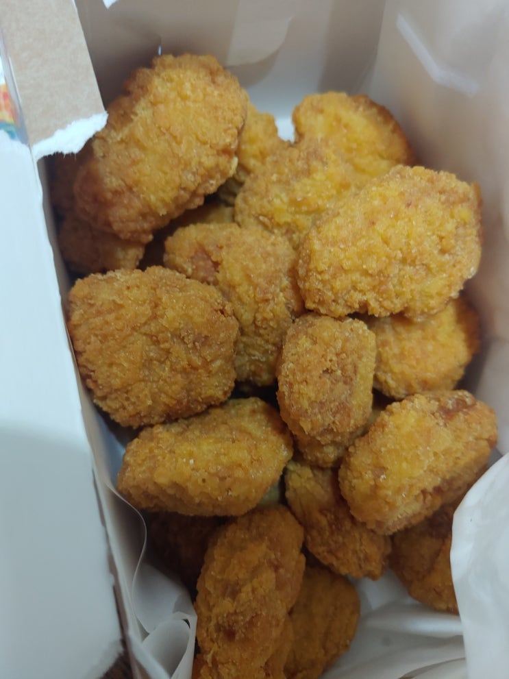 롯데리아 순살치킨 풀팩 후기 : 네이버 블로그