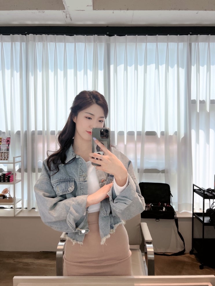 전포동 메이크업샵 너무 마음에 들었던 단정한 반묶음 스타일링ෆ 네이버 블로그