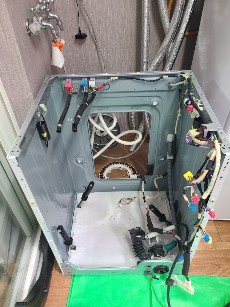 대구 남구 대명동 세탁기 청소 / 엘지 LG 트롬 TROMM 드럼 세탁기 분해 청소 작업 / 9kg F1925WC : 네이버 블로그