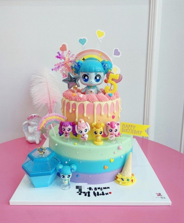 청라 레터링 케이크, 아이생일케이크, 티니핑 케이크 주문 [큐피트 케이크] : 네이버 블로그