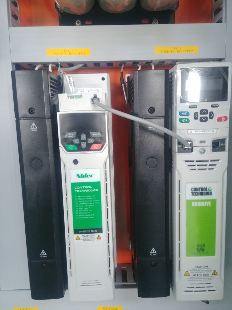 [ M400 & M701 RS485결선 ] M701-05400270A (11kW) + M400-05400270A (11kW ...