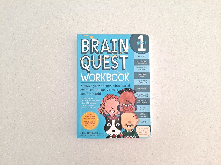 유아영어워크북 브레인퀘스트워크북(BRAIN QUEST WORKBOOK) 1단계 GRADE 1 : 네이버 블로그