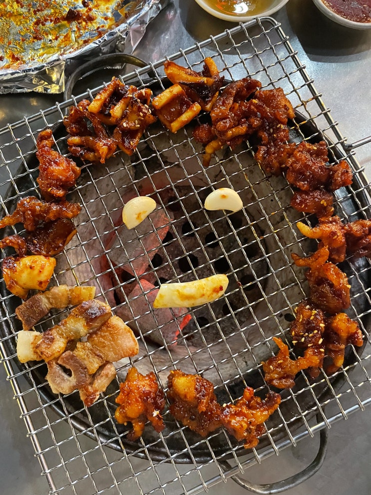 오랫만에 닭발 맛집 여긴 여전히 맛있네 대구 달서구 진천동 오늘도산호숯불아나고 네이버 블로그