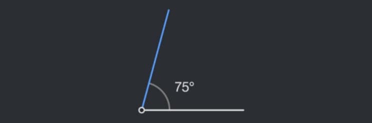 [7.3] 유클리디아 (Euclidea) 75도 각도 공략 : 네이버 블로그