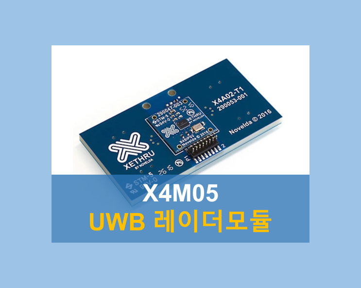 안테나 탑재 레이더 센서 X4M05 : 네이버 블로그