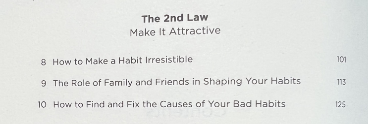 Atomic Habits, The 2nd Law : 네이버 블로그