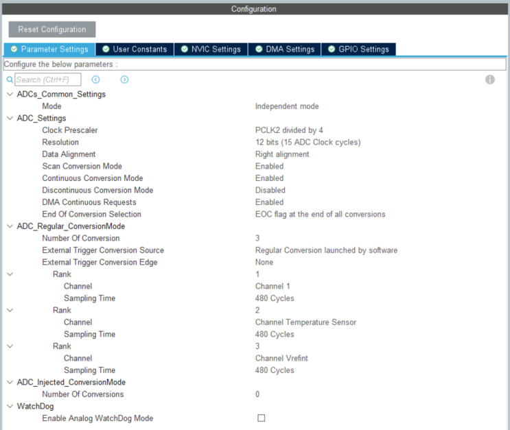 [STM32 LL] ADC Continuous Conversion DMA : 네이버 블로그