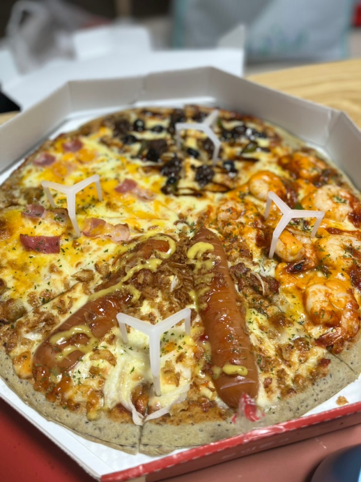 4가지 맛을 선택할 수 있는 프레드 피자 중서구점 : 네이버 블로그
