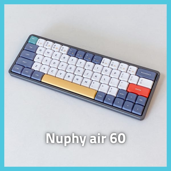 누피 에어60 ( Nuphy Air60 ) 도착 : 네이버 블로그