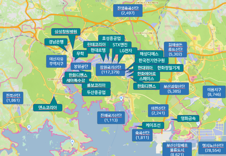 경남 창원시 손품 정리 ③ 시구별 직장 학군 비교 분석 네이버 블로그