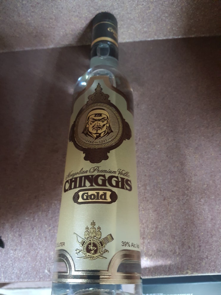 박@우님이 주신 몽고최고의 보드카 CHINGGIS GOLD : 네이버 블로그