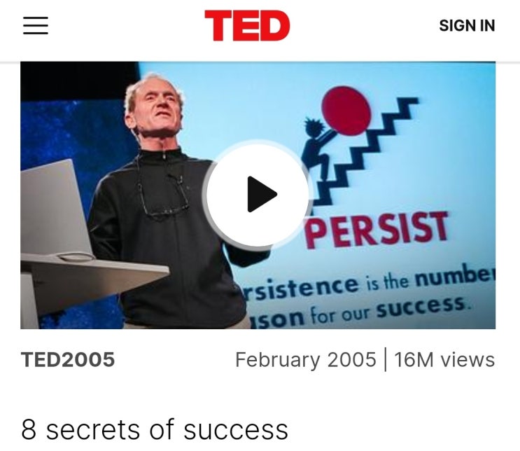 TED 강연으로 영어공부혼자하기 (Richard St. John : 8 secrets of success / feat. ted ...