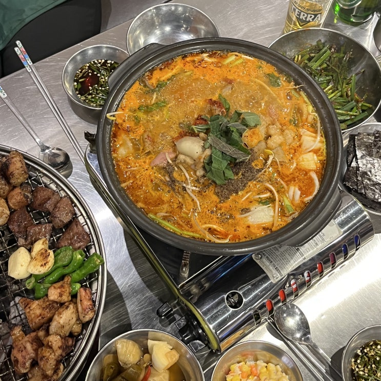 인천 임학역 곱창맛집 광명대창집 불맛나는 모듬구이와 곱창전골 네이버 블로그