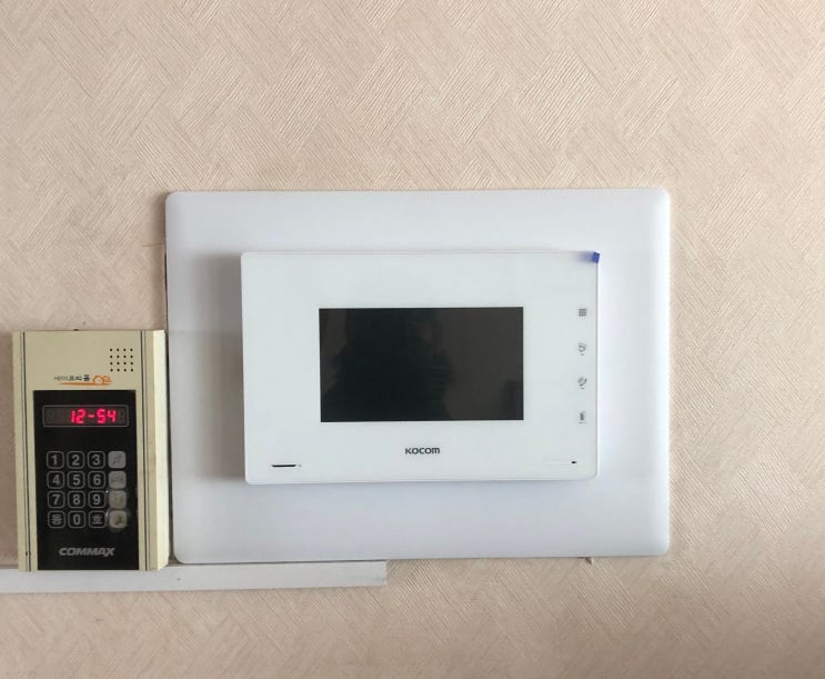 평택 비전동 한빛아파트 코콤 비디오폰 K6b Vp U701 설치 후기 네이버 블로그