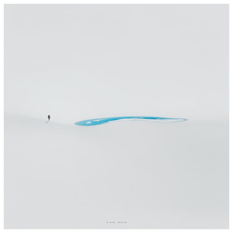 푸른 웅덩이 [Blue Puddle] ⓒ 남인근 : 네이버 블로그