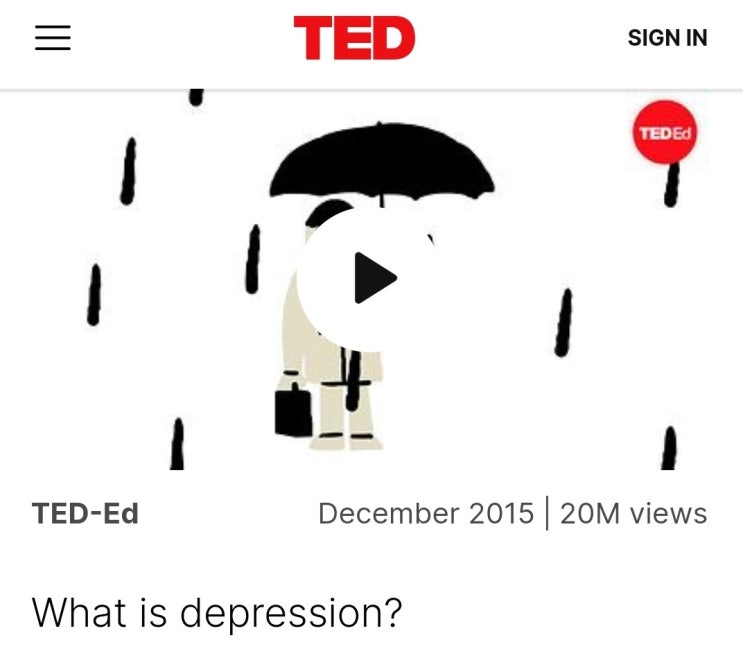 TED Ed 영어공부혼자하기 (What is depression? / feat. TED 영어공부법) part 2 : 네이버 블로그