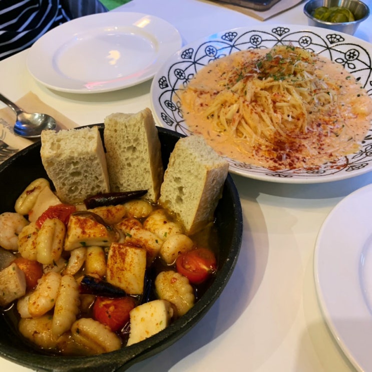 혜화역 대학로 가성비맛집 백종원의 롤링파스타 뇨끼 로제쉬림프파스타 네이버 블로그