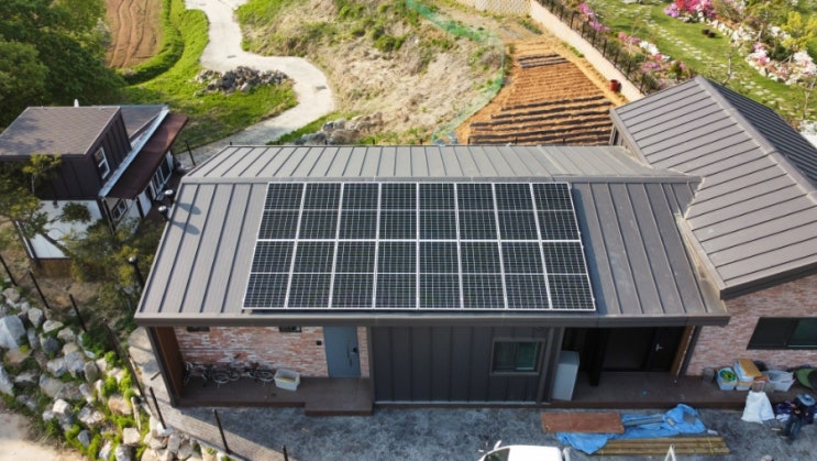 인천 강화군 양도면 주택용 가정용 태양광 6KW 발전기 시스템 전국설치(징크판넬형) : 네이버 블로그